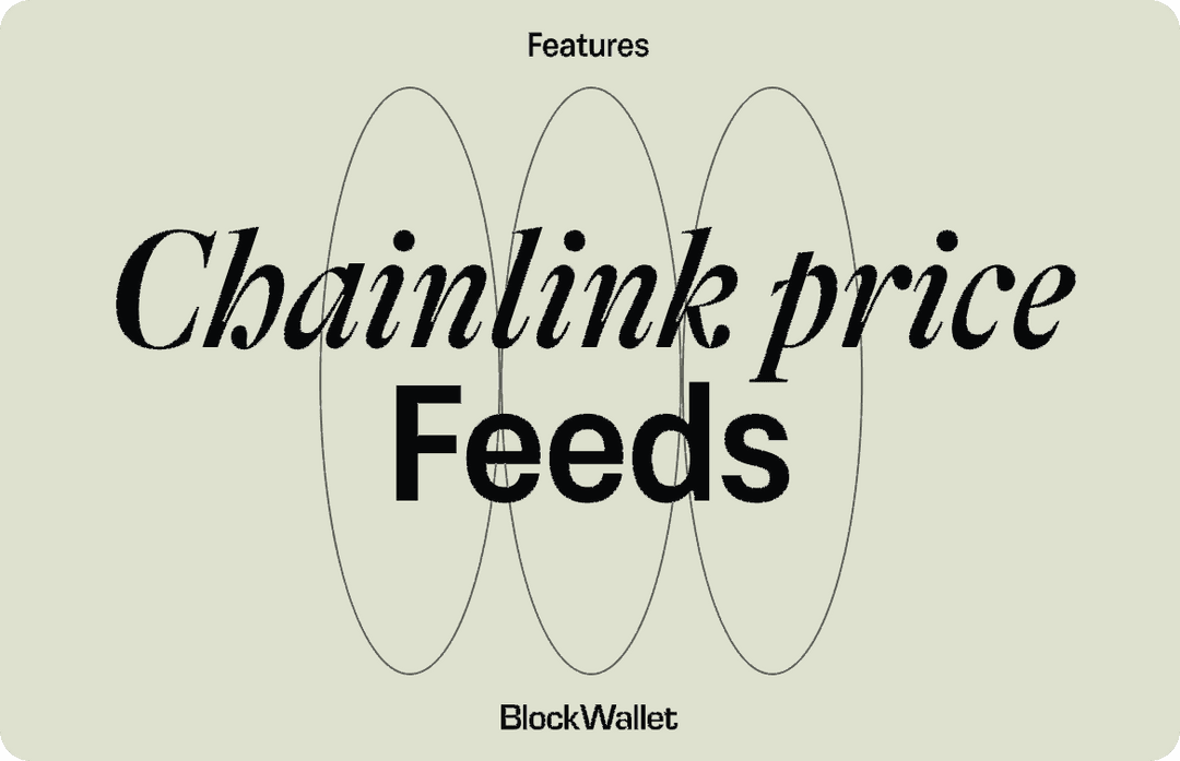 Chainlink price feed Integration | BlockWallet