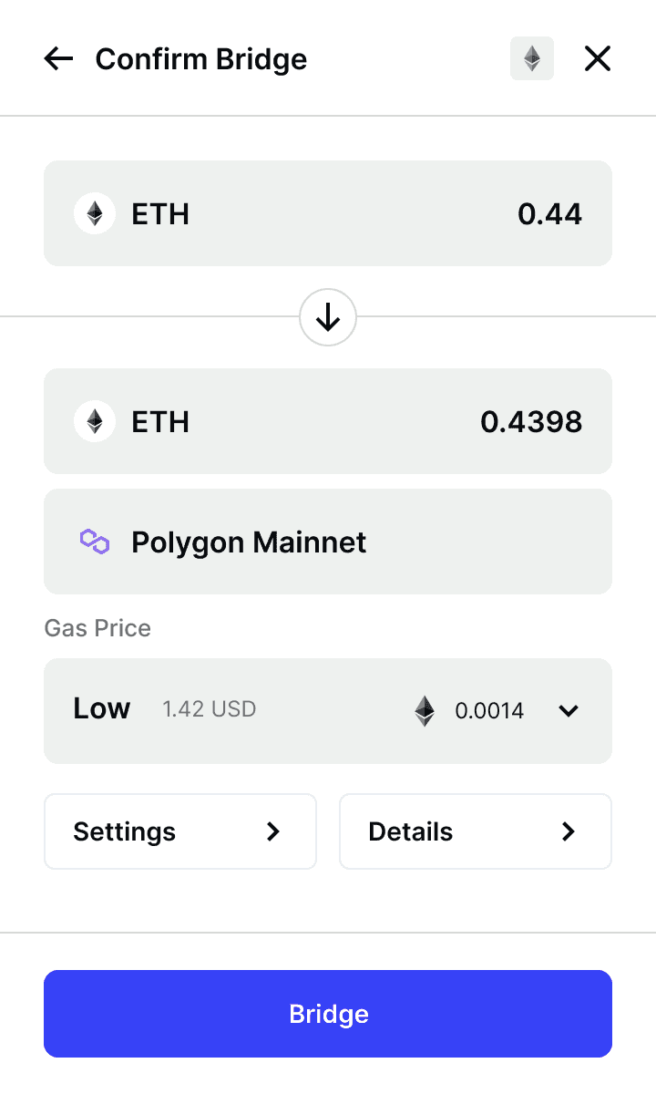 Bridges | BlockWallet