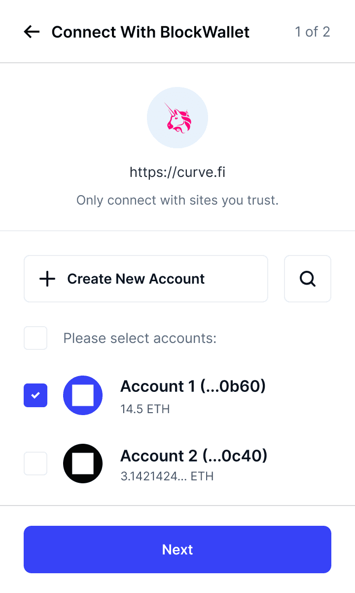 BlockWallet | Web3 Support